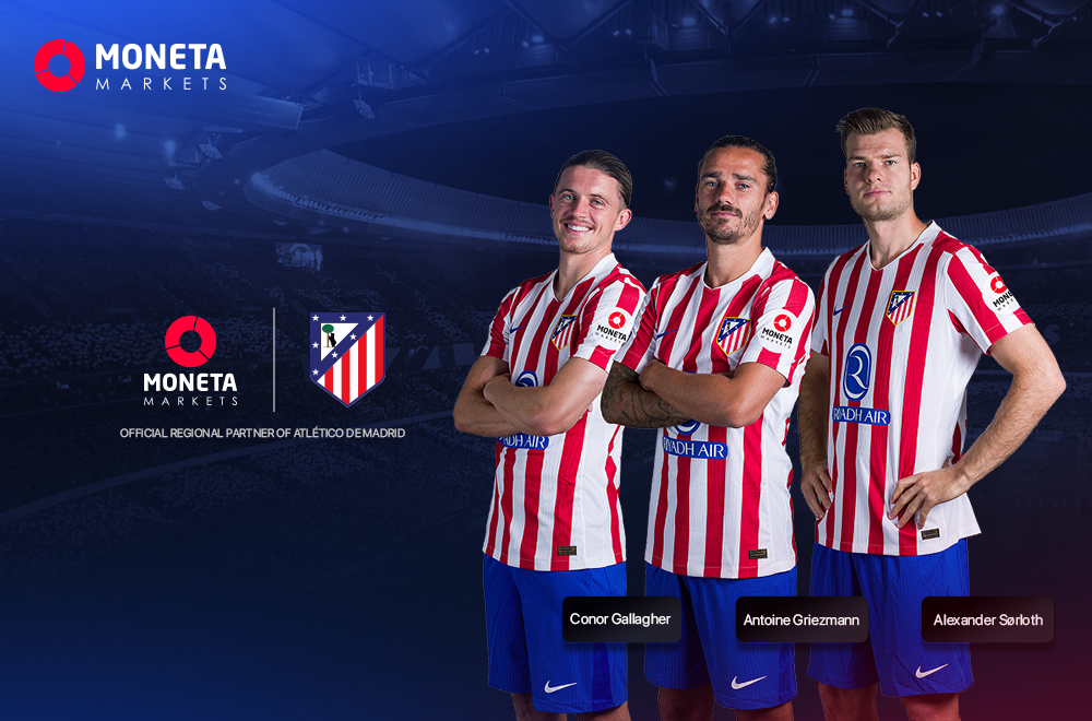 Moneta Markets announces strategic regional partnership with Atlético de Madrid