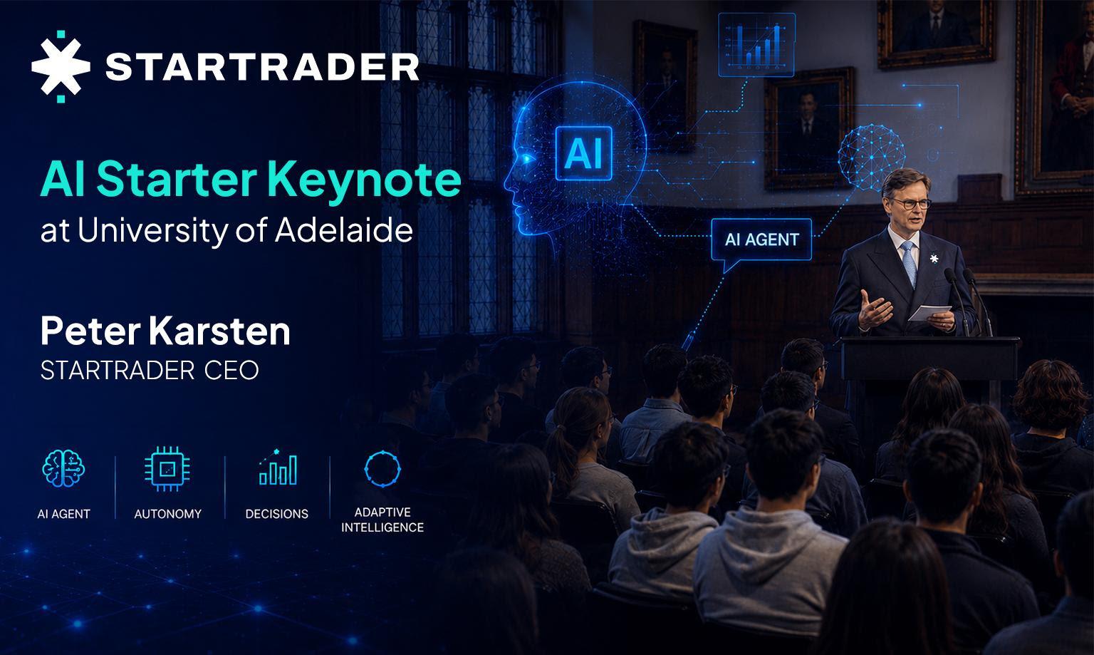 STARTRADER CEO Peter Karsten delivers "AI Starter" keynote at ...