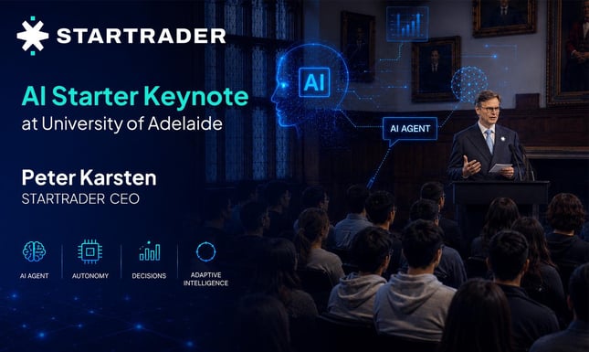STARTRADER CEO Peter Karsten delivers "AI Starter" keynote at ...