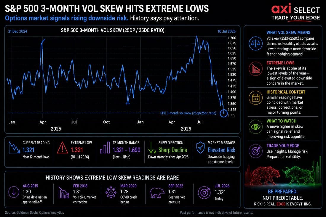 "Skew is broken": Goldman’s vol desk says the market has stopped paying ...